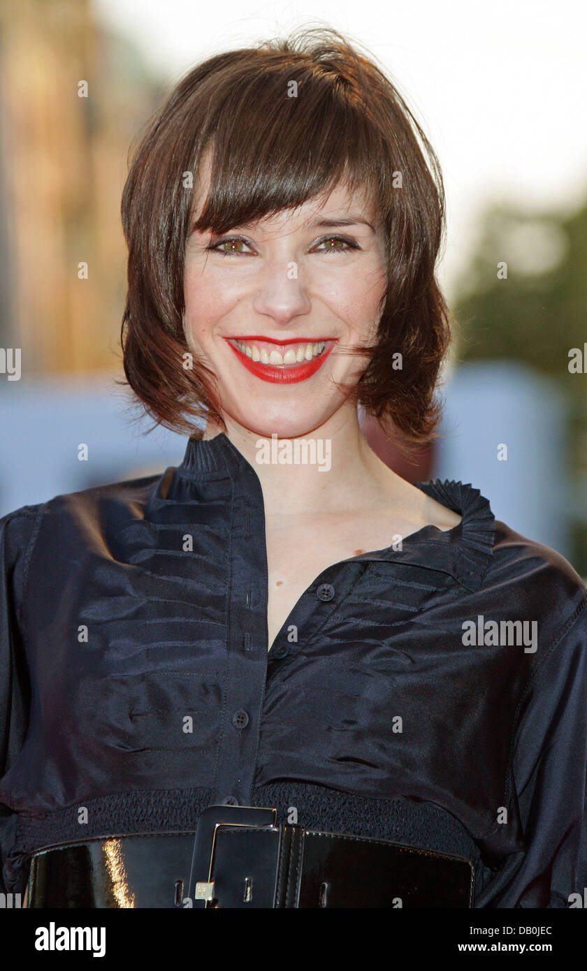 Actress Sally Hawkins poses as she arrives at the film premiere of ...