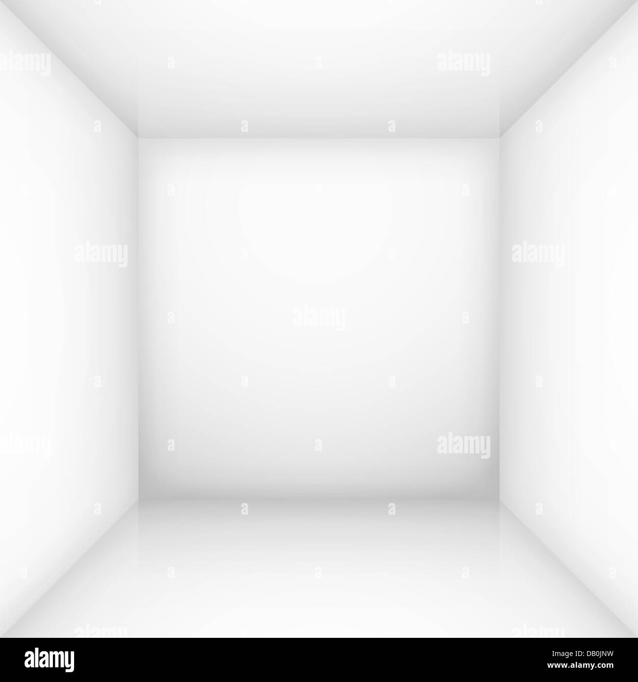 White simple empty room interior, box. Illustration for design Stock ...