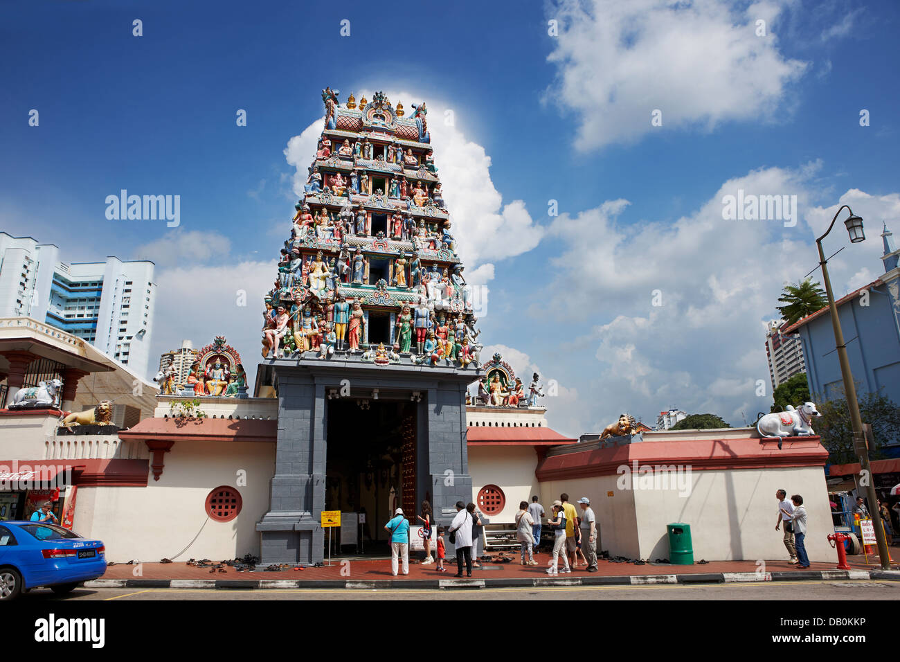 Sri Mariamman Temple. Chinatown, Singapore Stock Photo - Alamy