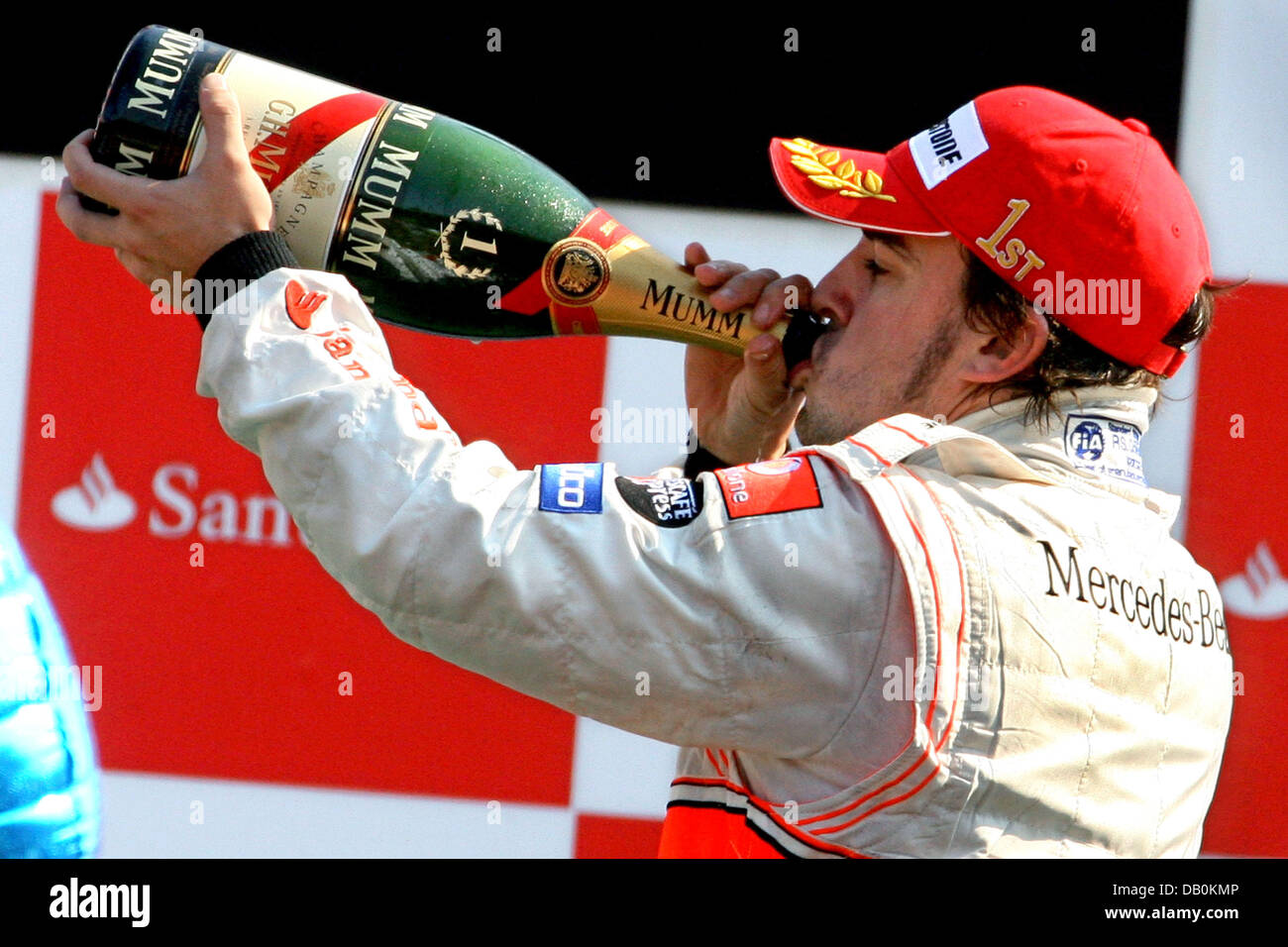 Spanish Formula One driver Fernando Alonso of McLaren Mercedes ...