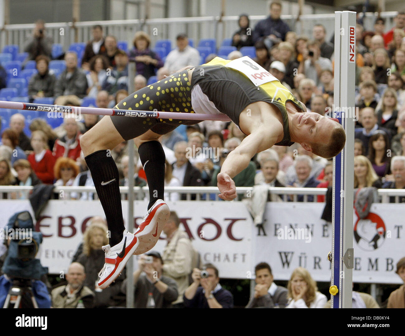 US Jesse Williams overcomes the bar at the 29th International High Jump ...