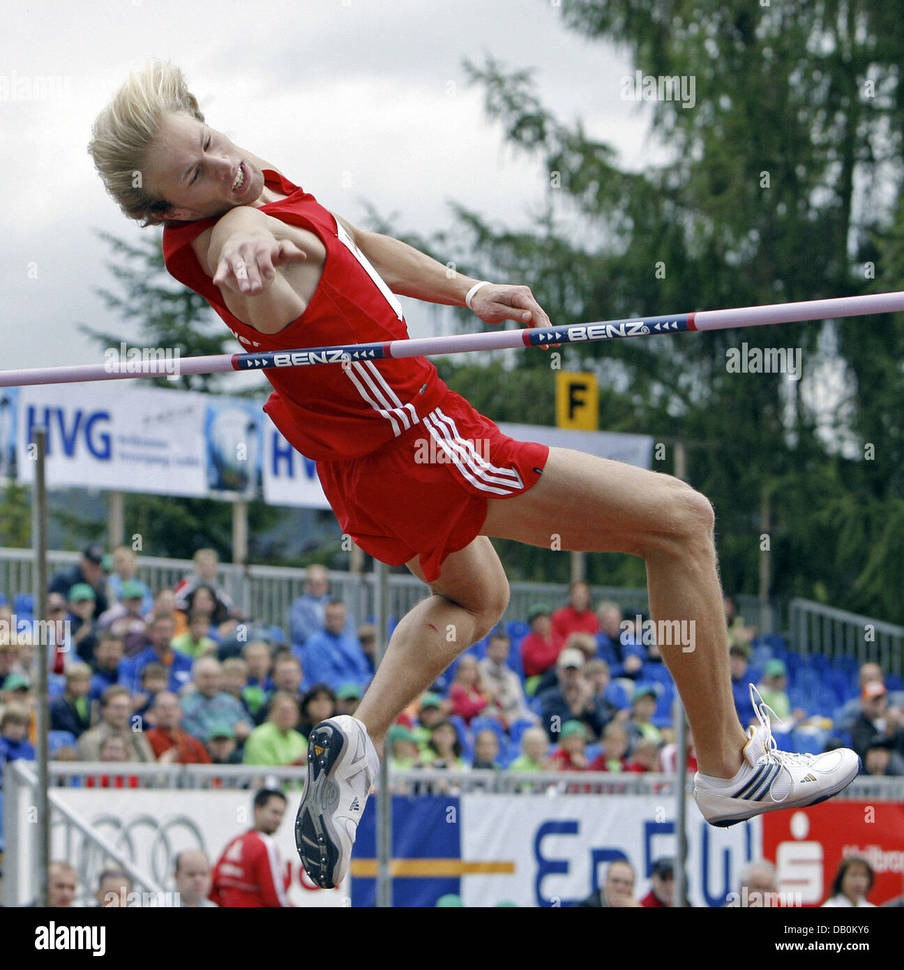 German Eike Onnen in action at the 29th International High Jump Meeting ...
