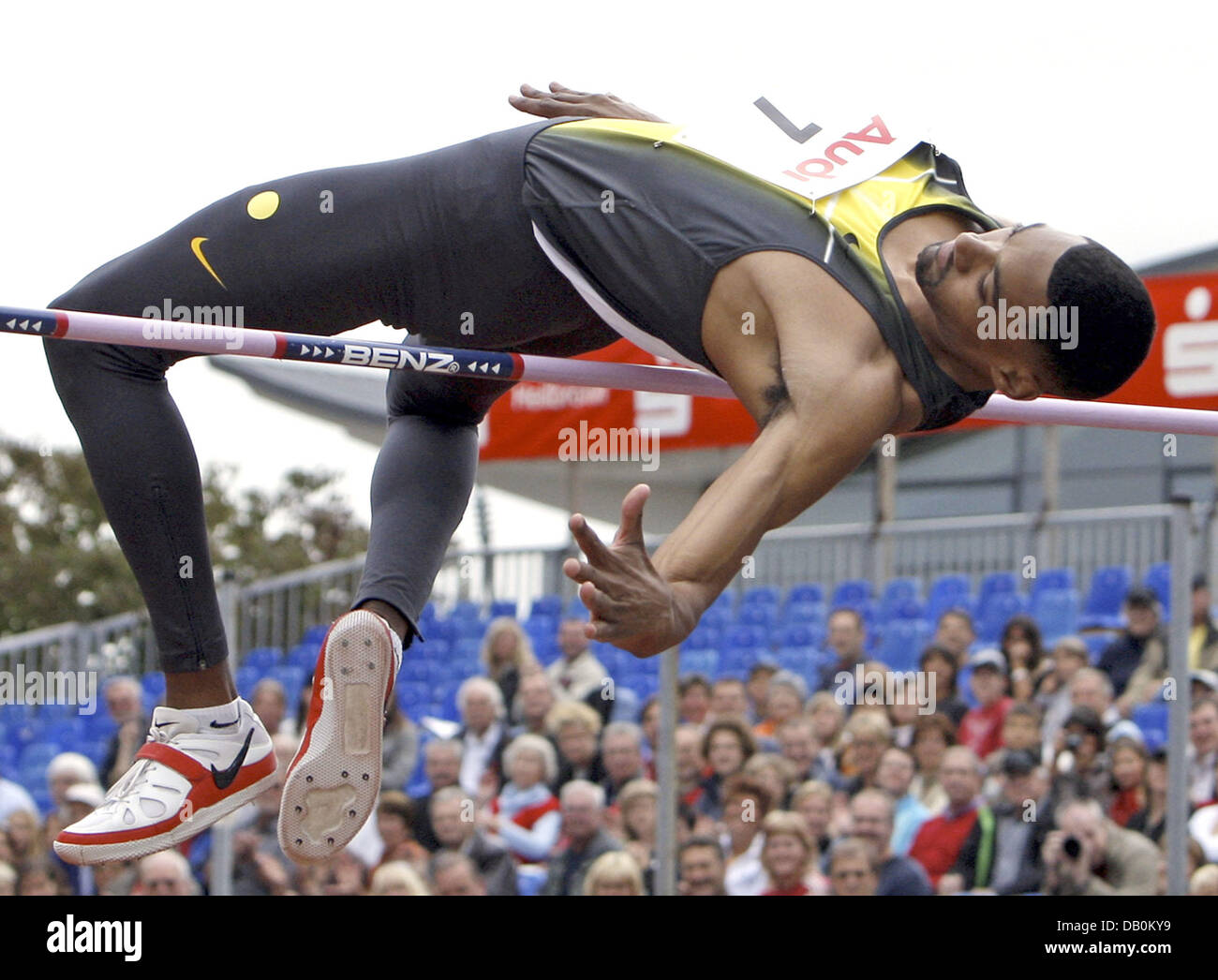 US Jesse Williams overcomes the bar at the 29th International High Jump ...