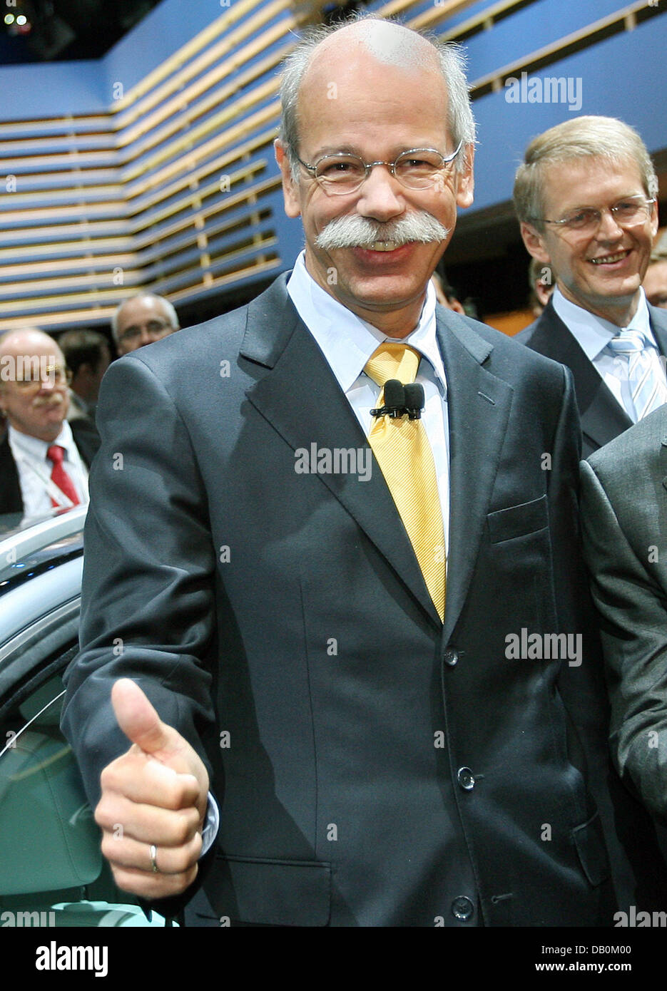 Mercedes CEO Dieter Zetsche smiles and thumbs up during the 62nd ...