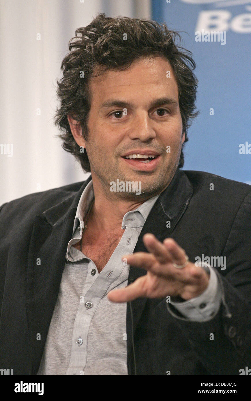 Actor Mark Ruffalo attends the press conference of the film ...