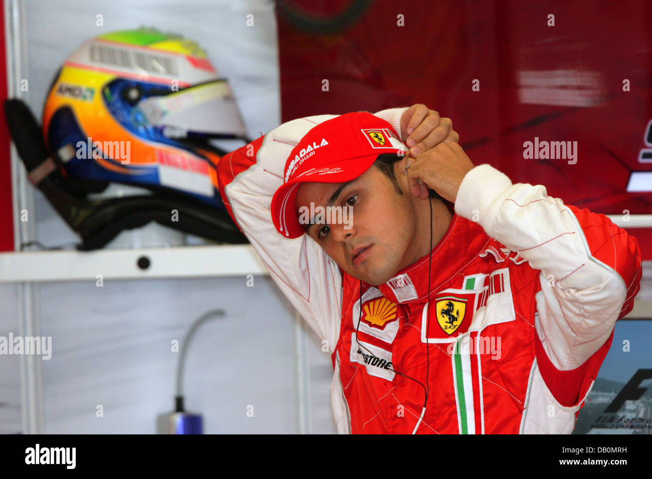 Brazilian Formula One driver Felipe Massa of Scuderia Ferrari pictured ...