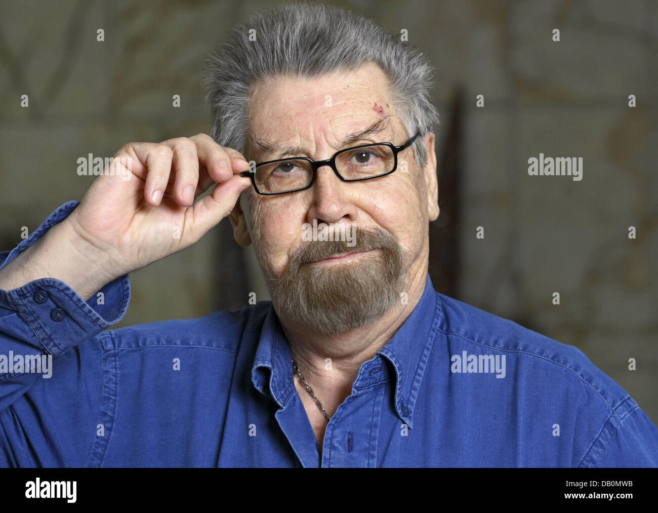 Catalan-Spanish author Baltasar Porcel poses for the photographer in ...
