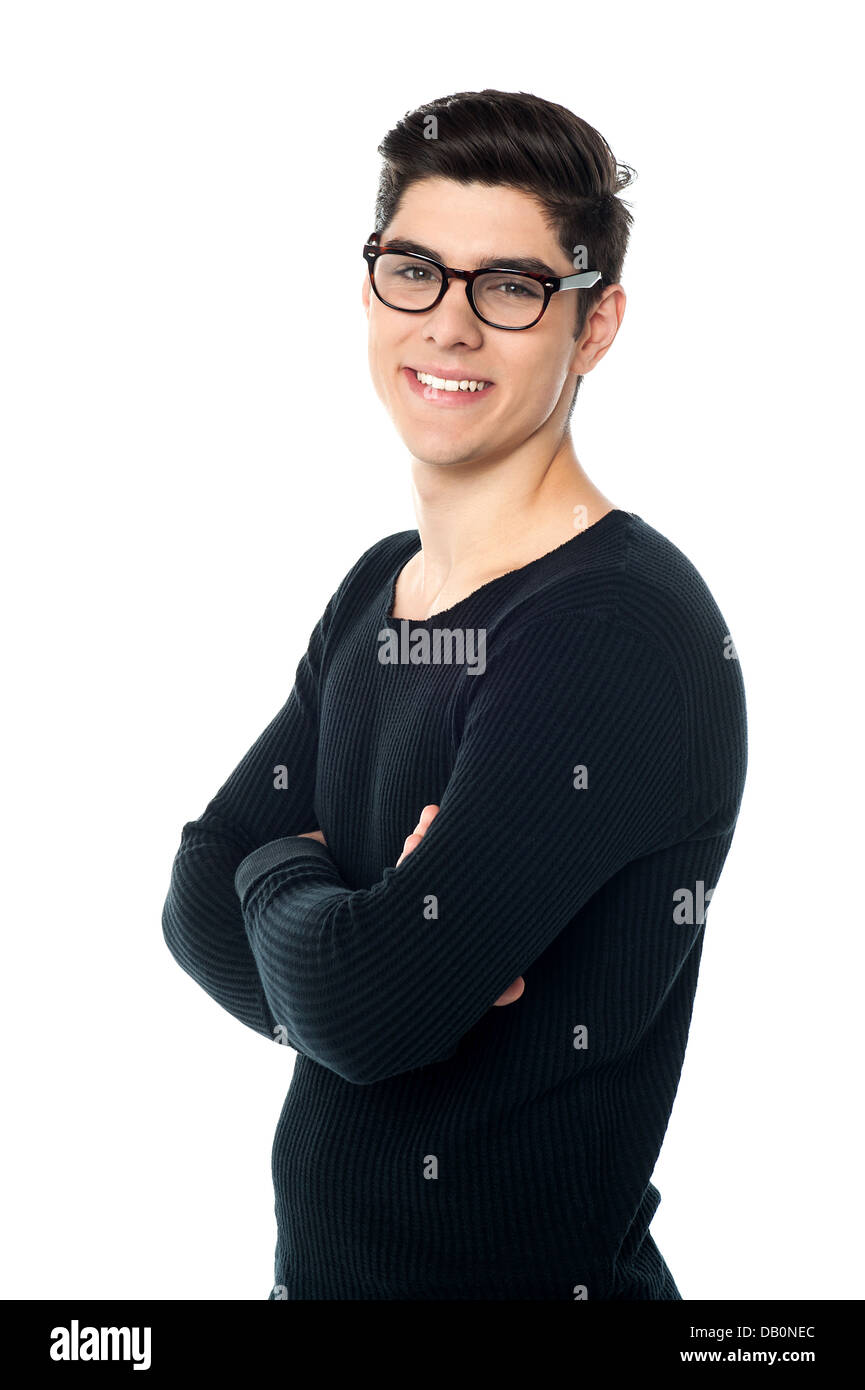 Portrait of a confident young boy Stock Photo - Alamy