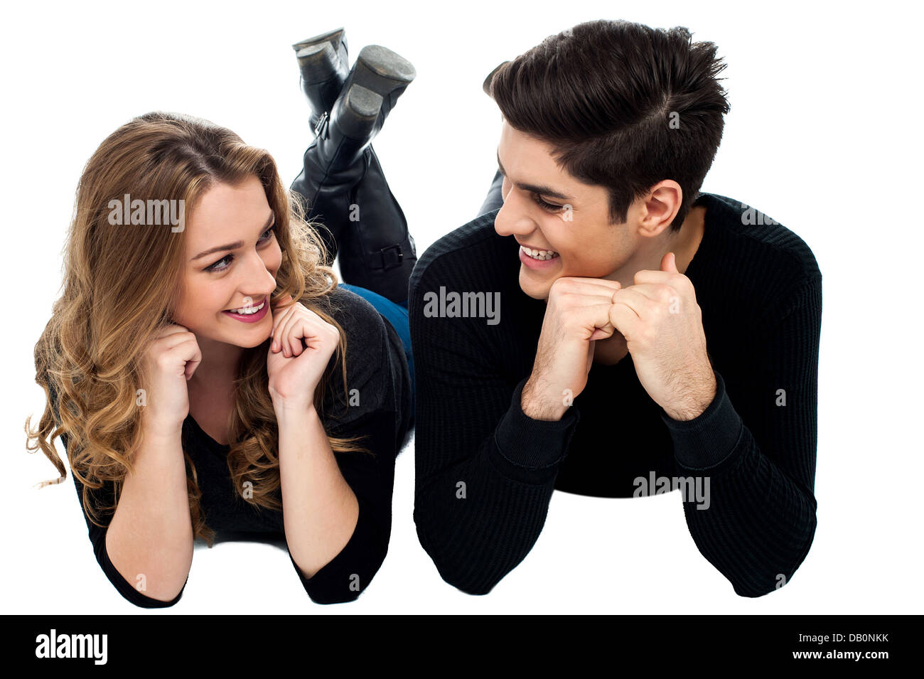 Young love couple lost in each other Stock Photo - Alamy