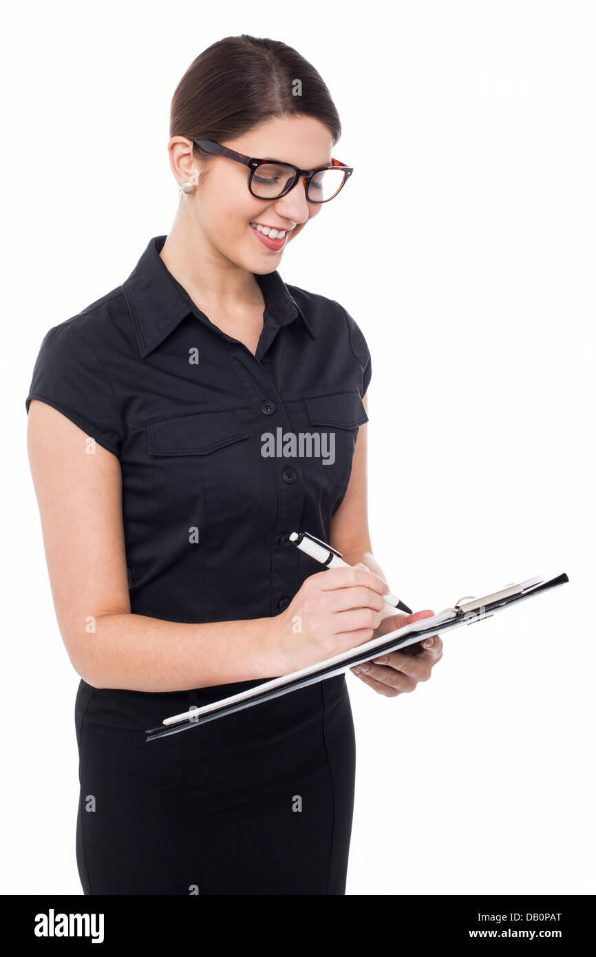 Manager taking inventory female hi-res stock photography and images - Alamy
