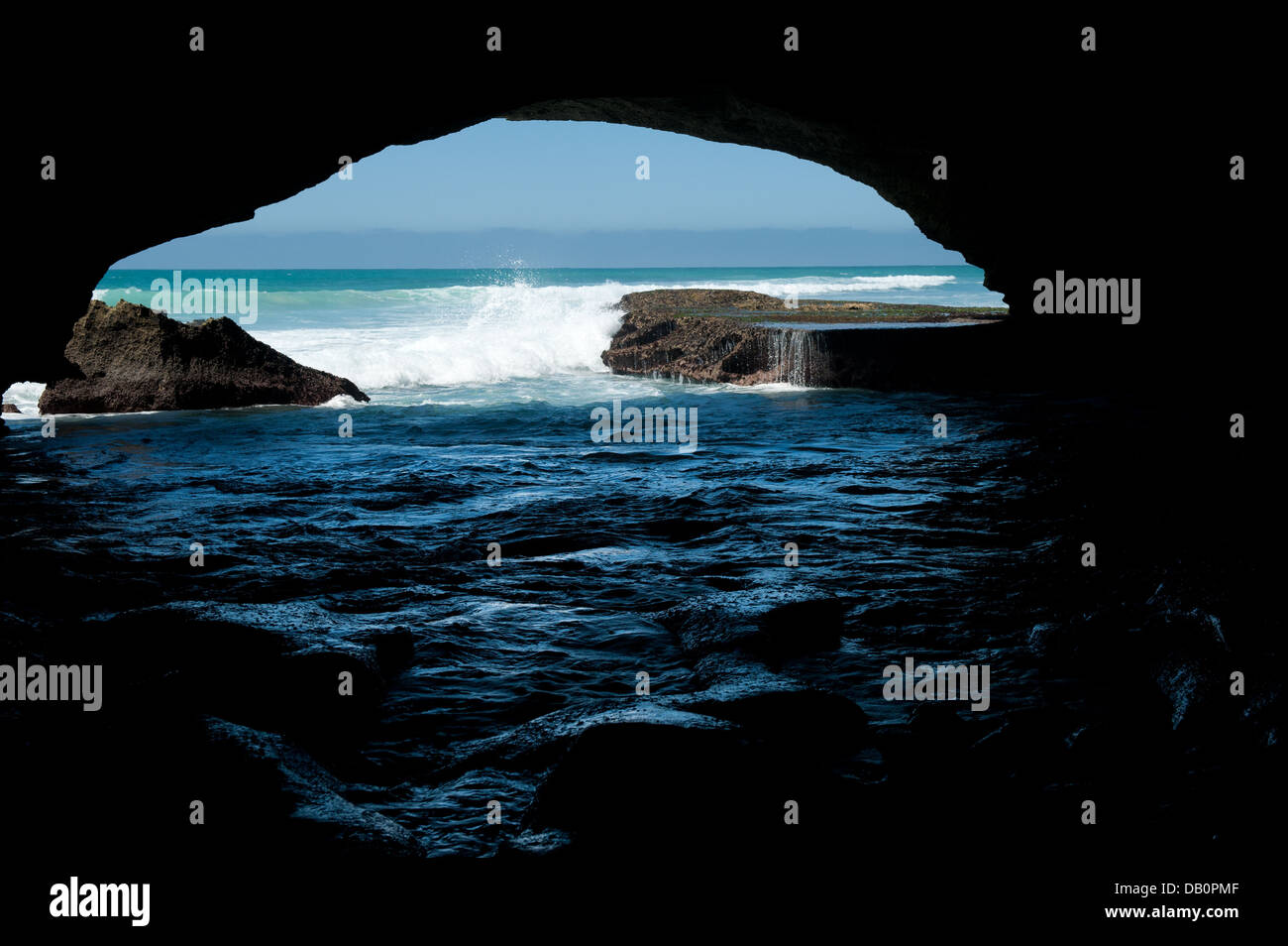 Waenhuiskrans Cave, Waenhuiskrans Reserve, Arniston, South Africa Stock ...