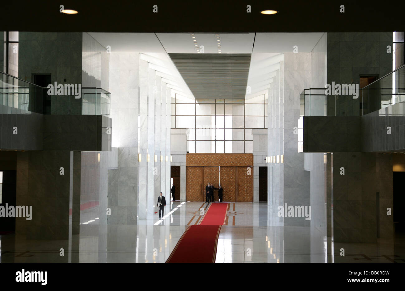 The picture shows the offical residence of the Syrian president Baschar ...