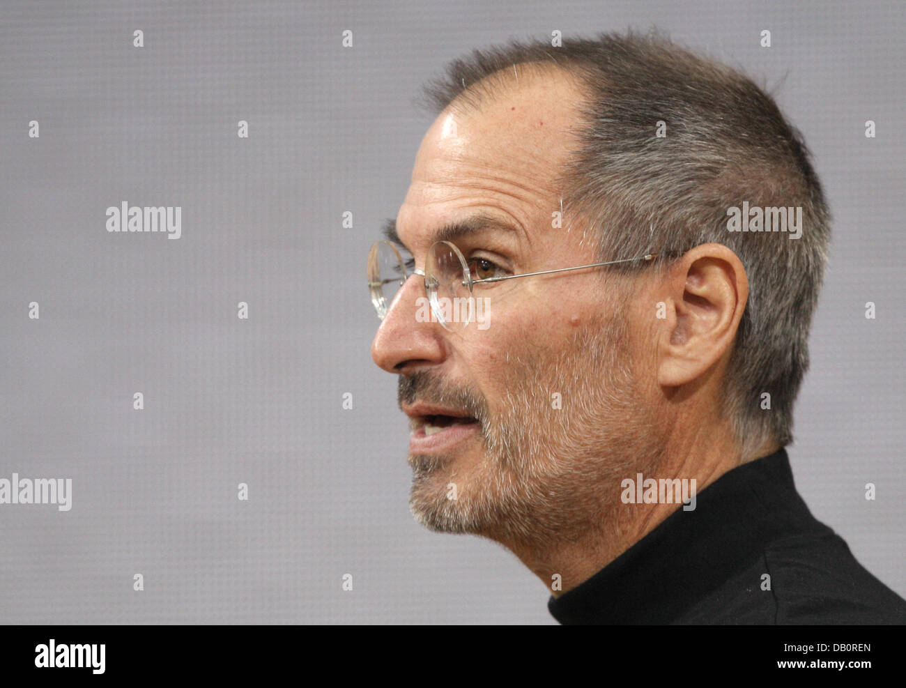 Apple CEO Steve Jobs is pictured during the presentation of the iPhone ...
