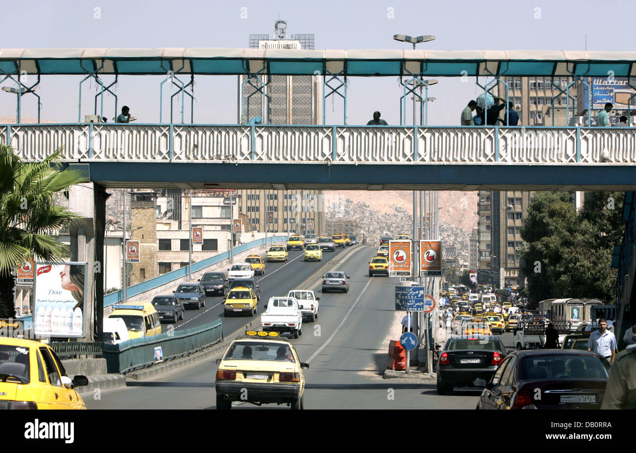 Street scene in Damascus, Syria, 29 August 2007. Photo: Rainer Jensen ...