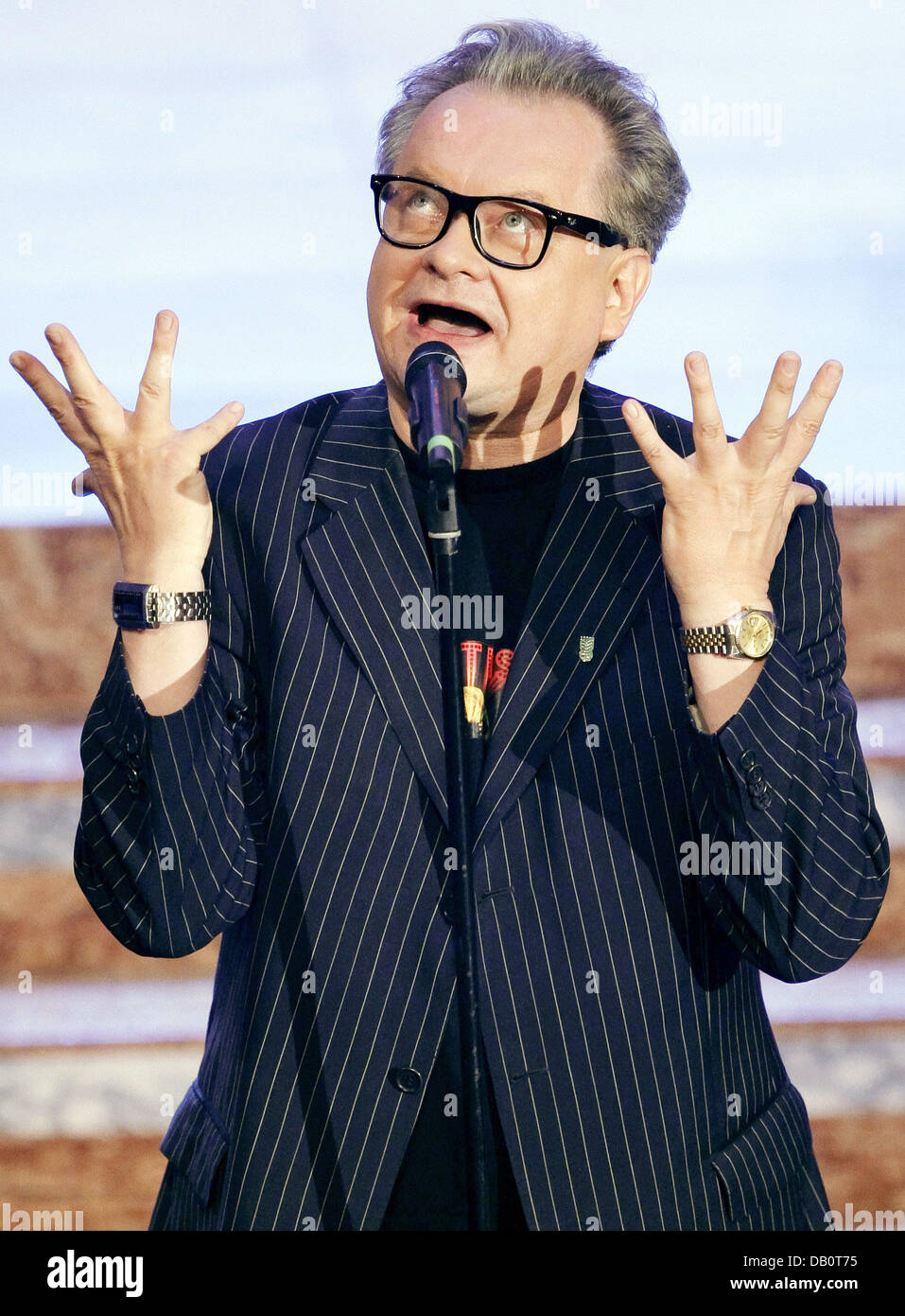 German singer Heinz Rudolf Kunze performs at the 27th Golden Tuning ...