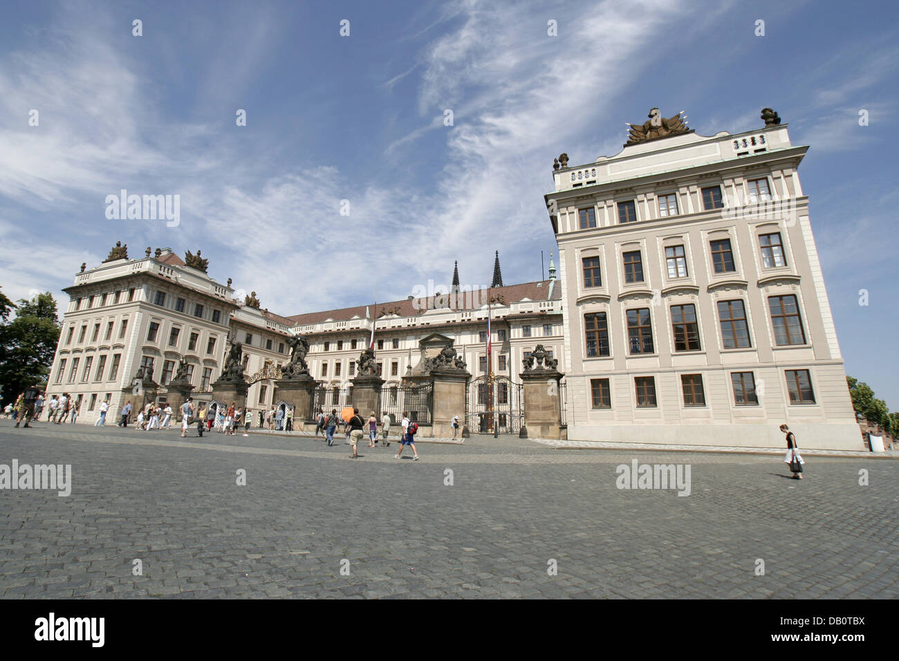 The picture shows the Presidential Office in Prague, Czech Republic, 21 ...