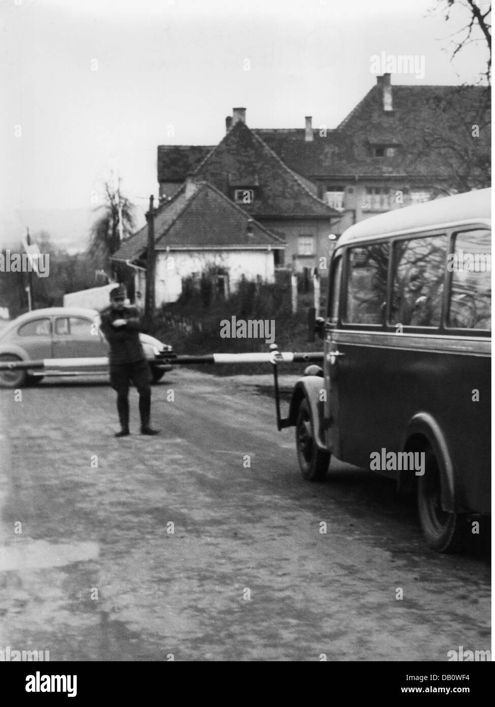 borders, border incidents, incident at the Franco-German border near ...