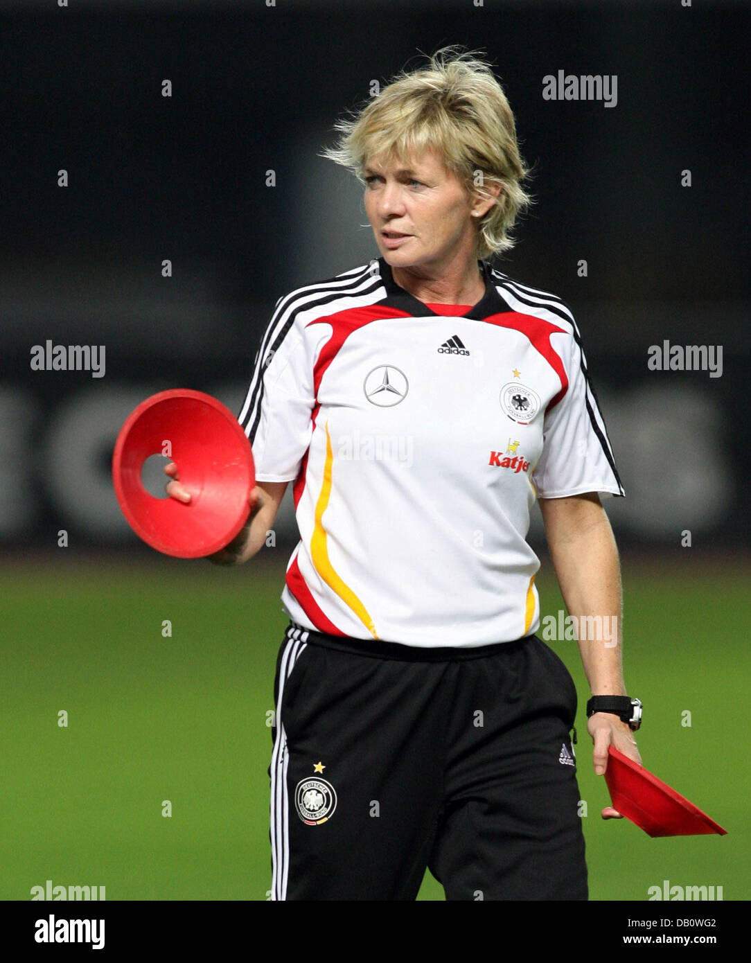 Germany head coach Silvia Neid pictured during the national side's ...