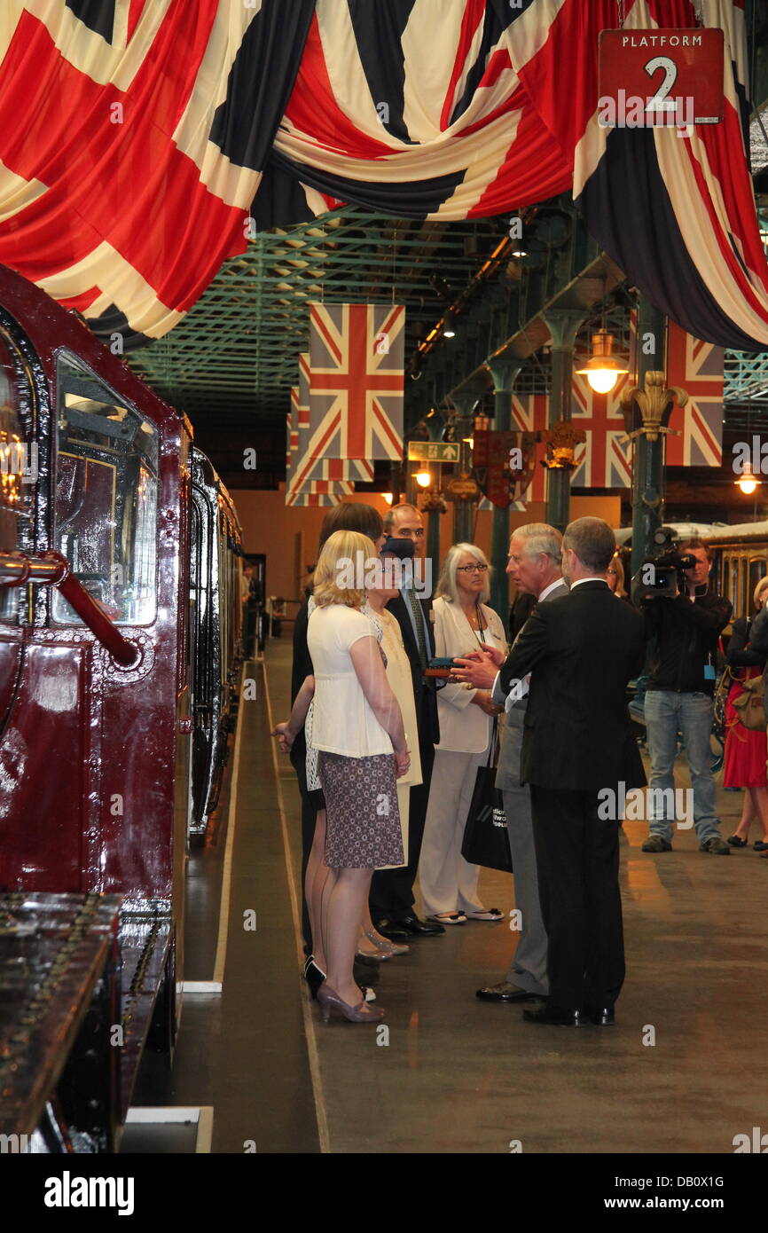 Royal train and prince charles hi-res stock photography and images - Alamy