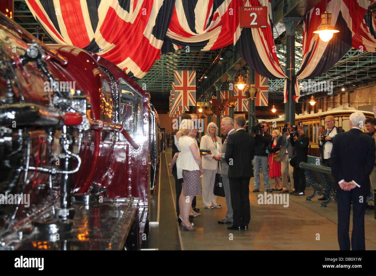 Royal train and prince charles hi-res stock photography and images - Alamy