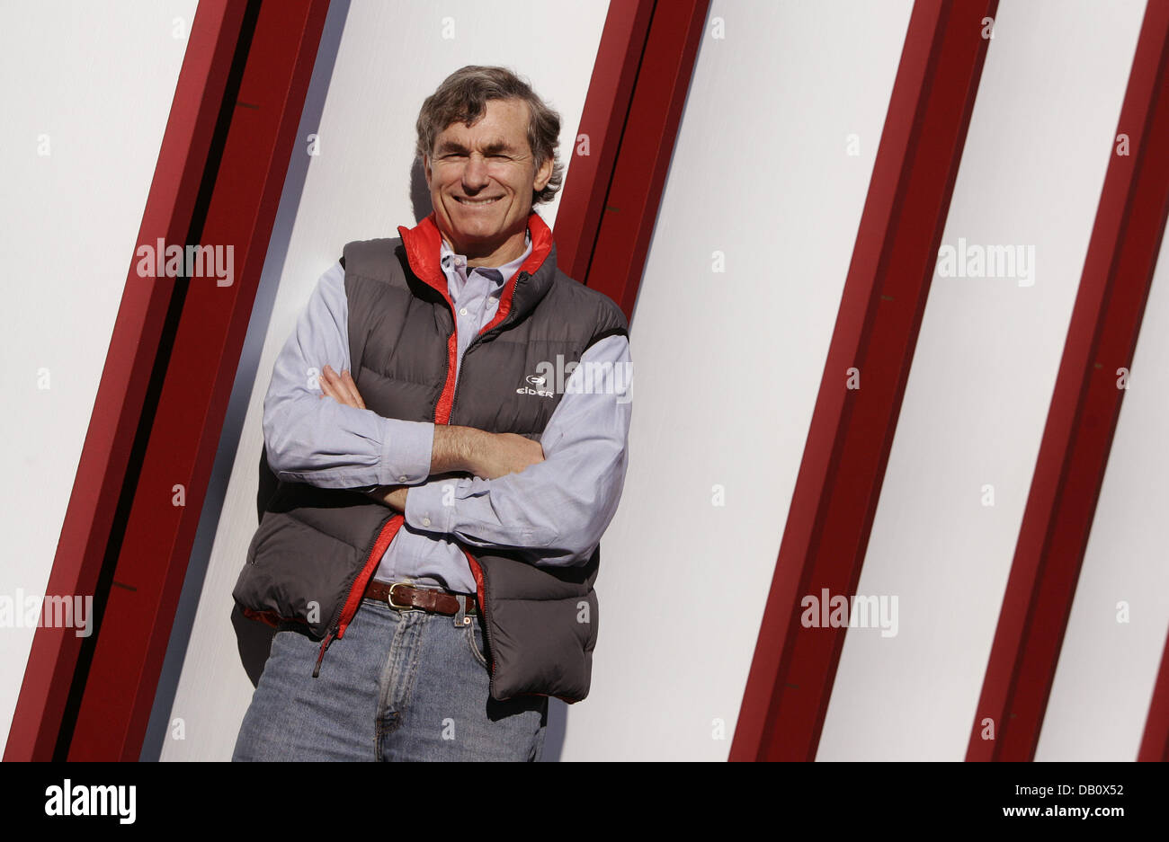 The picture shows US-American author T.A. Barron at the Frankfurt Book ...