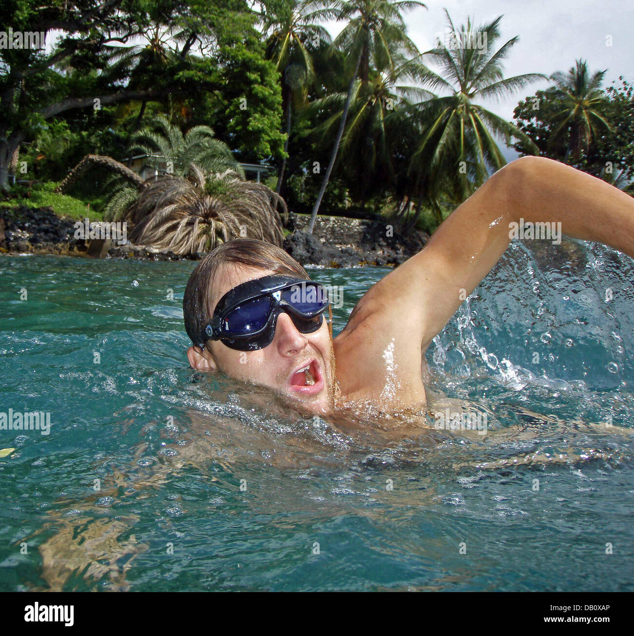 German triathlete and Ironman Hawaii winner of 2005, Faris Al Sultan ...