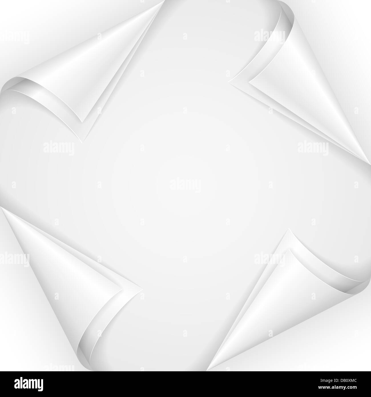 Set of paper corners. illustration on white background Stock Photo - Alamy