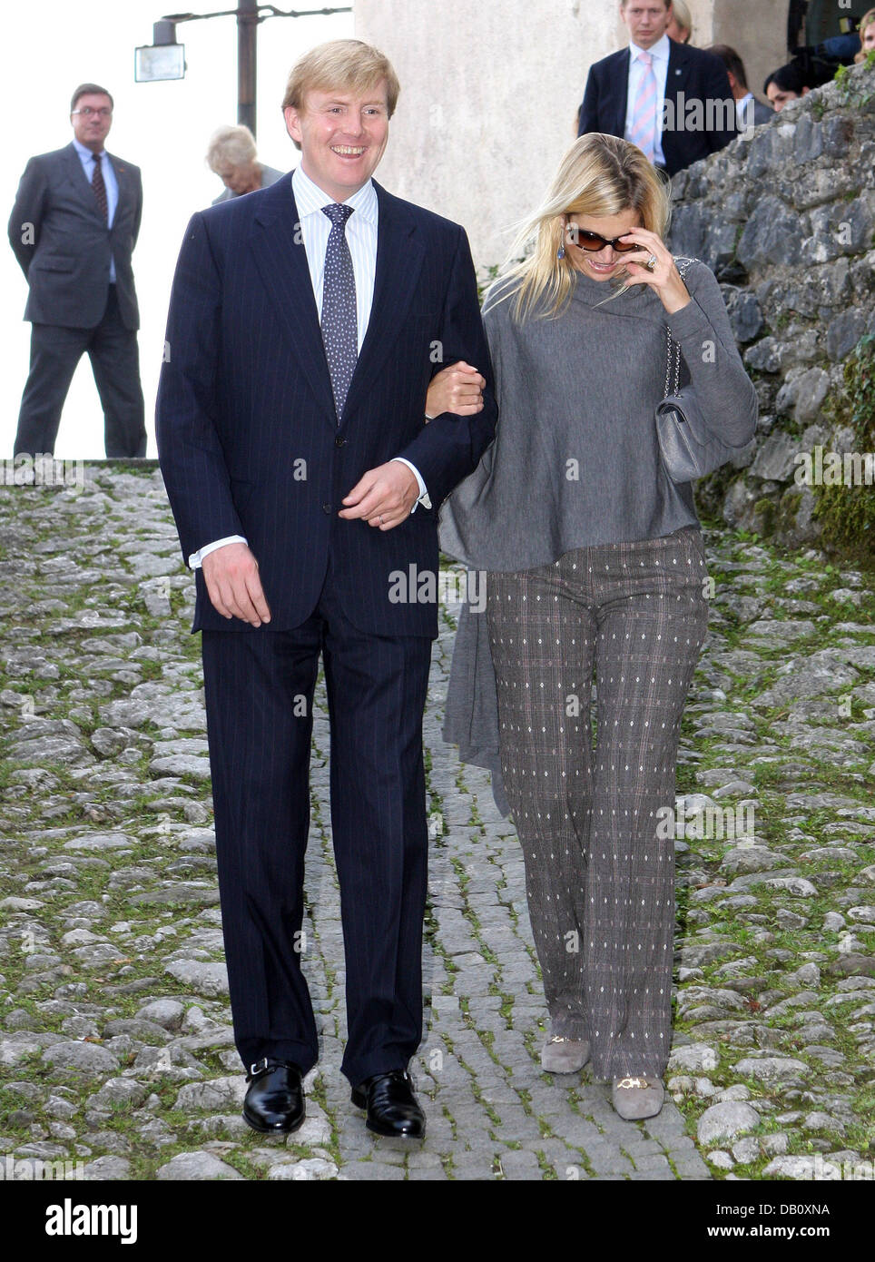 Crown Prince Willem-Alexander of the Netherlands and his wife Crown ...