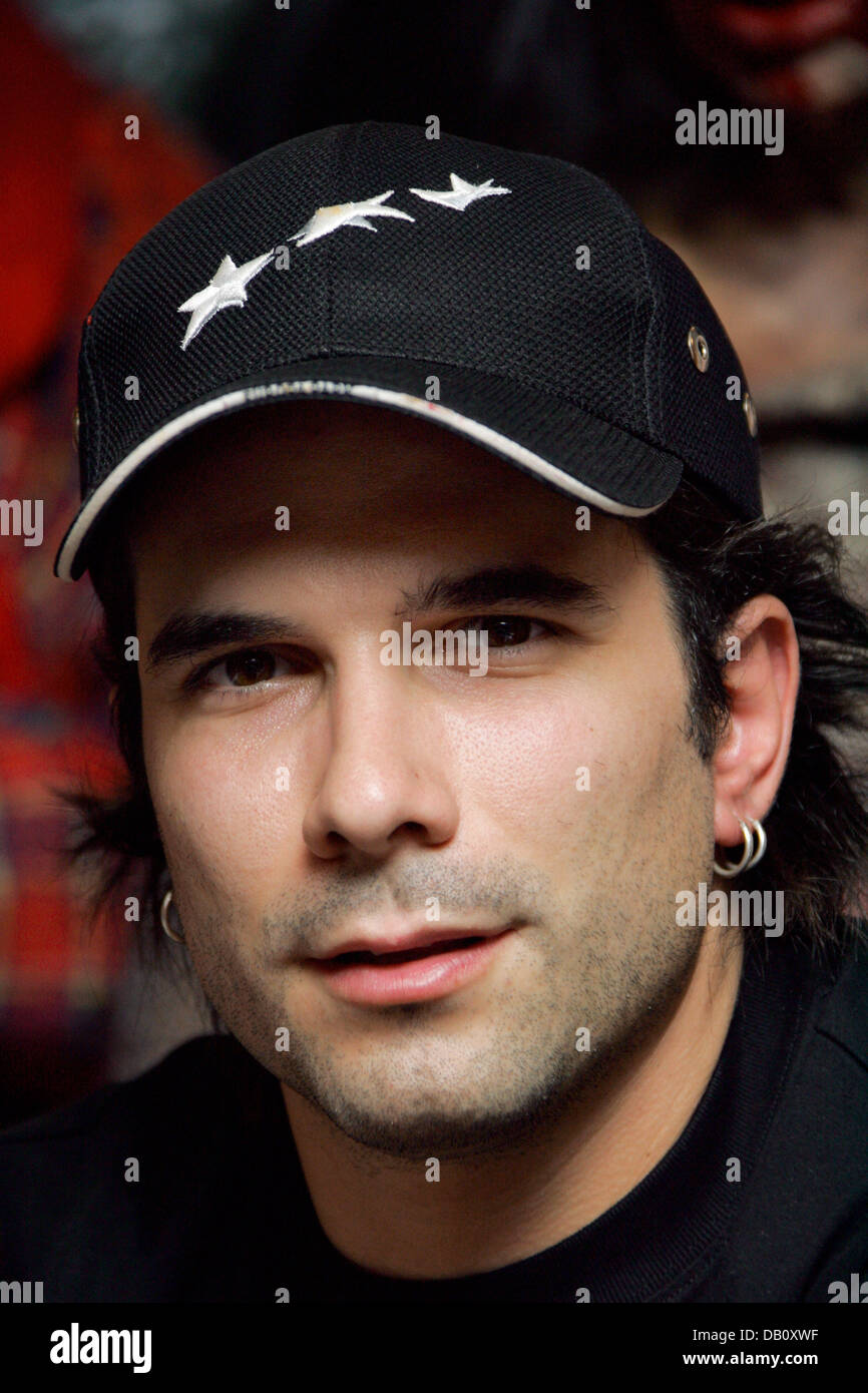 US-American singer Marc Terenzi is pictured at the adventure park ...