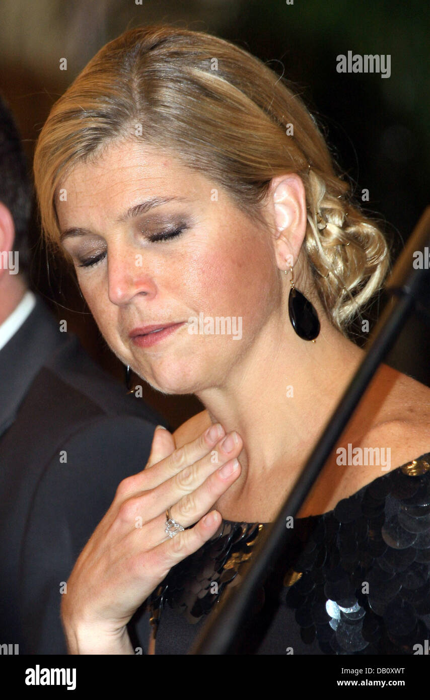 Crown Princess Maxima of the Netherlands is pictured at the official ...
