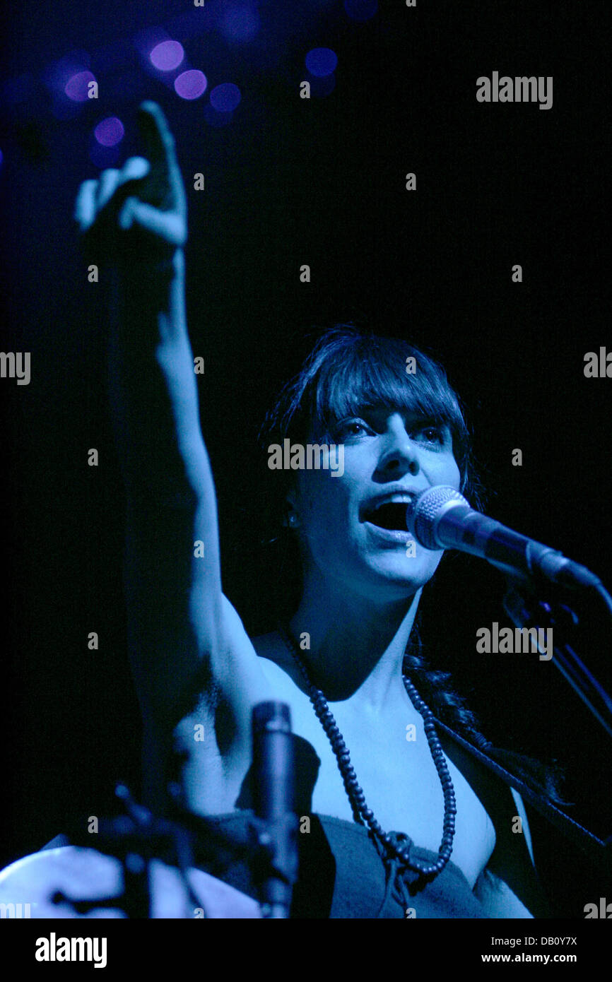 Canadian singer Feist performs during her Germany tour in Cologne ...