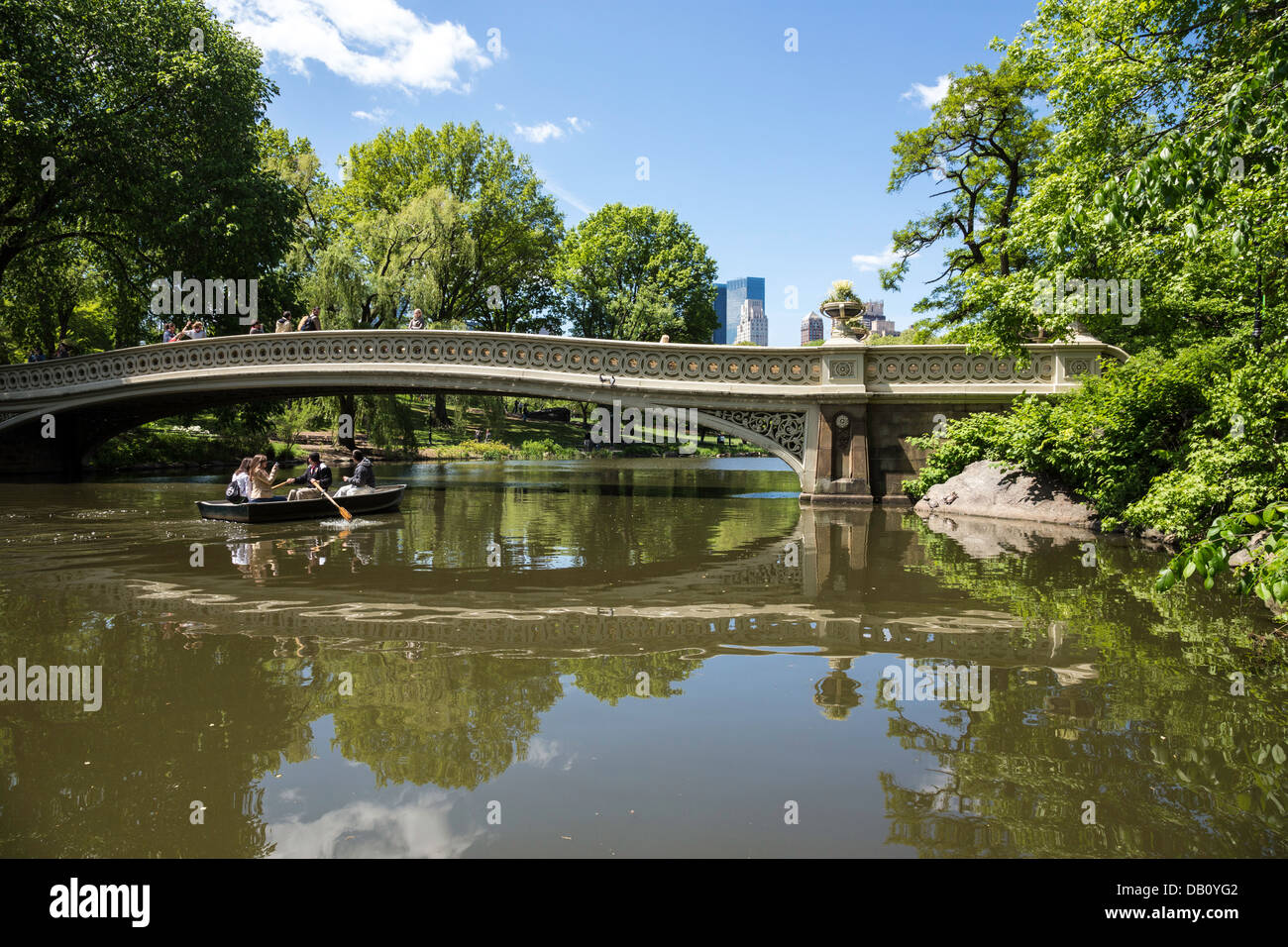 Bow Bridge Central Park, NYC, USA Stock Photo - Alamy