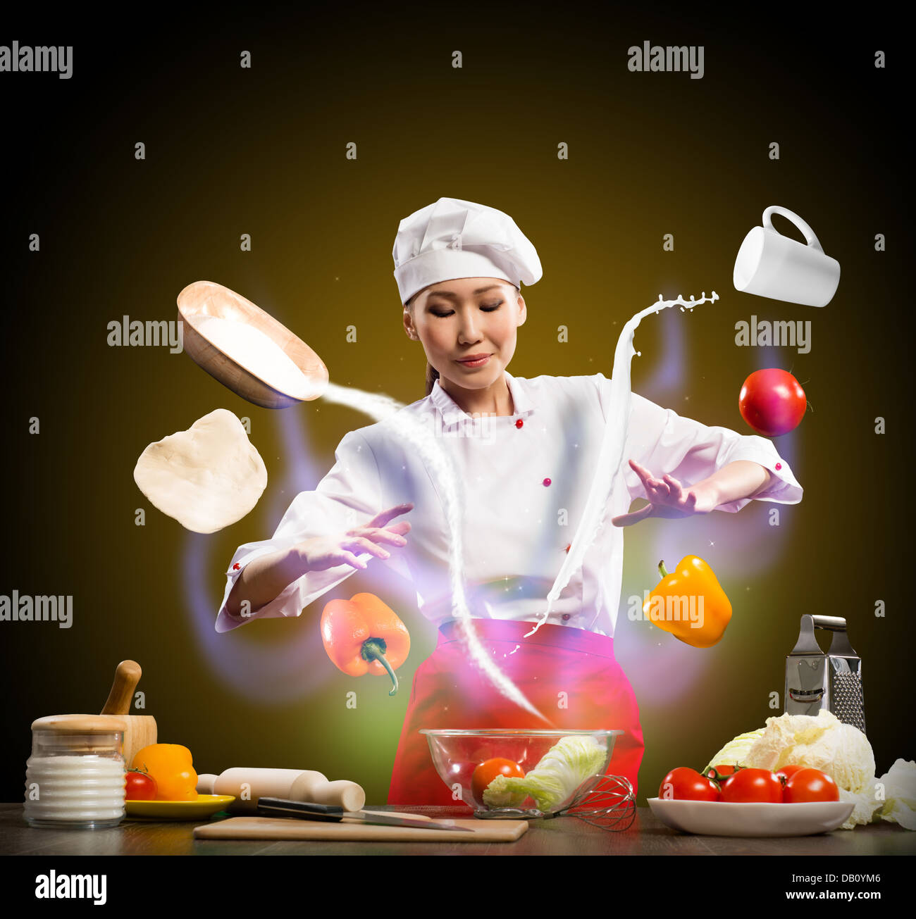 magic in the kitchen Stock Photo - Alamy