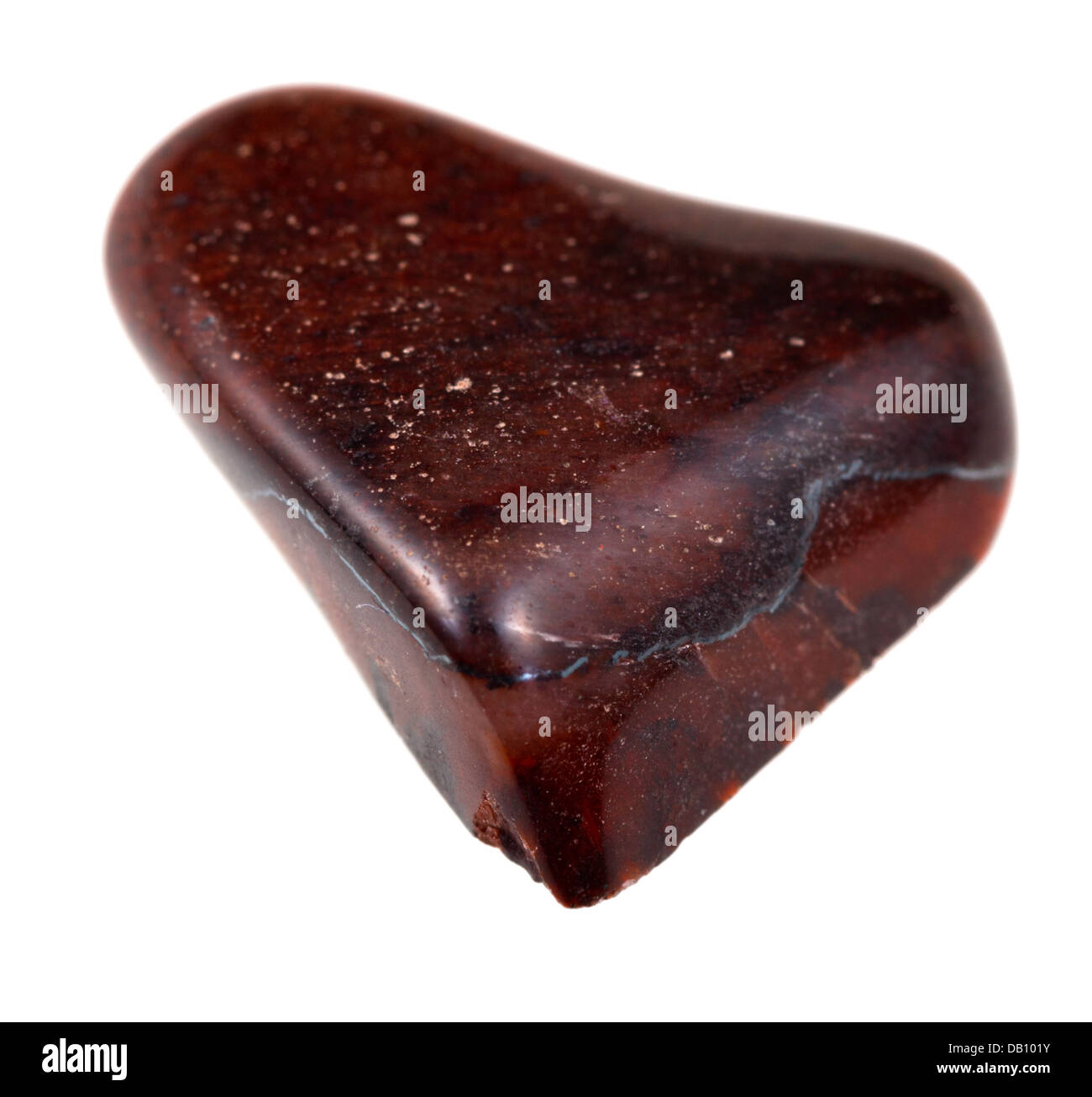 leopardskin agate mineral pepple isolated on white background Stock ...