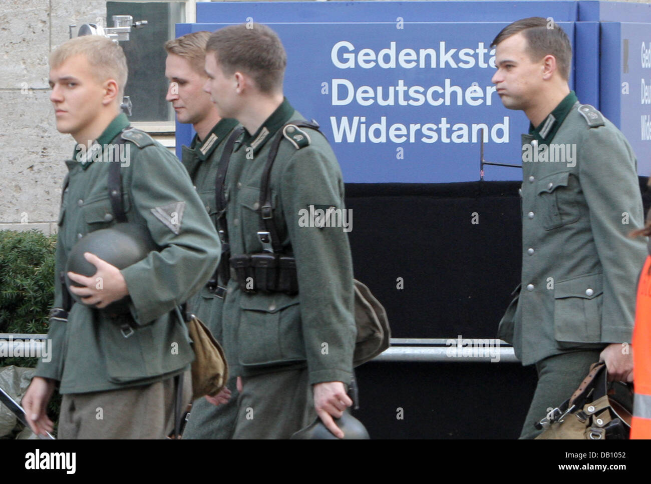 Extras pictured at the German Resistance Memorial Centre 'Bendlerblock ...