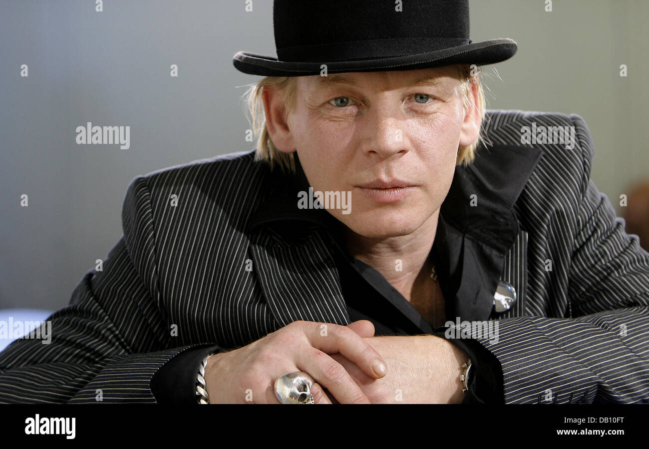 German actor, book author and speaker of listening books, Ben Becker ...