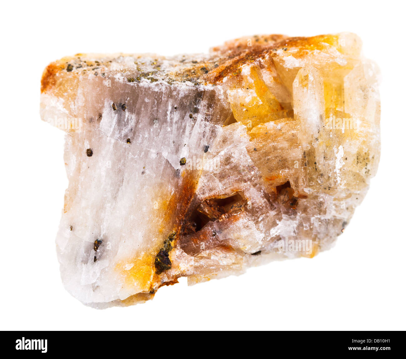 crystal rock mineral isolated on white background Stock Photo - Alamy