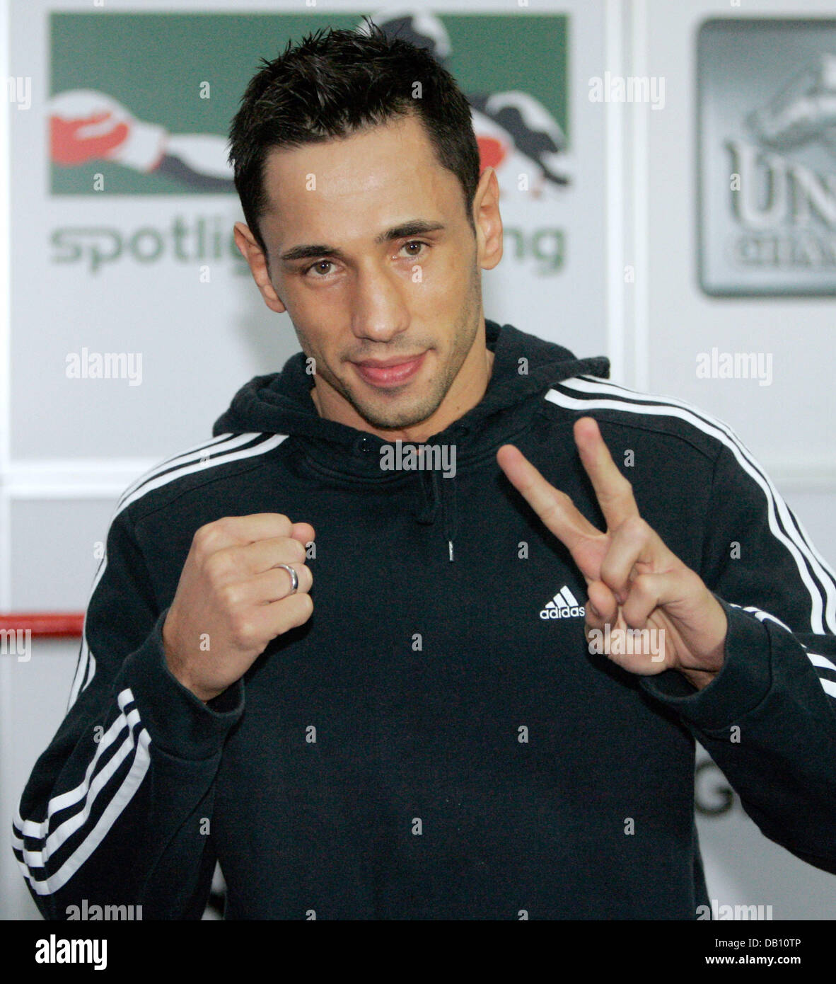 German boxer Felix Sturm poses at a company in Bissendorf, Germany, 17 ...