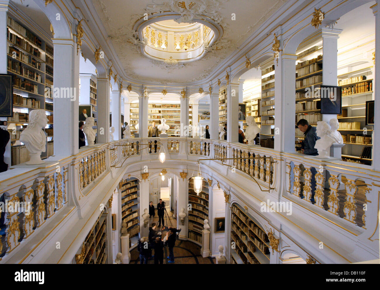 Duchess Anna Amalia Library is pictured in all its glory after a fire ...