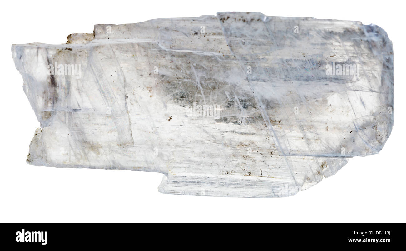 Muscovite common mica isolated on white background Stock Photo - Alamy