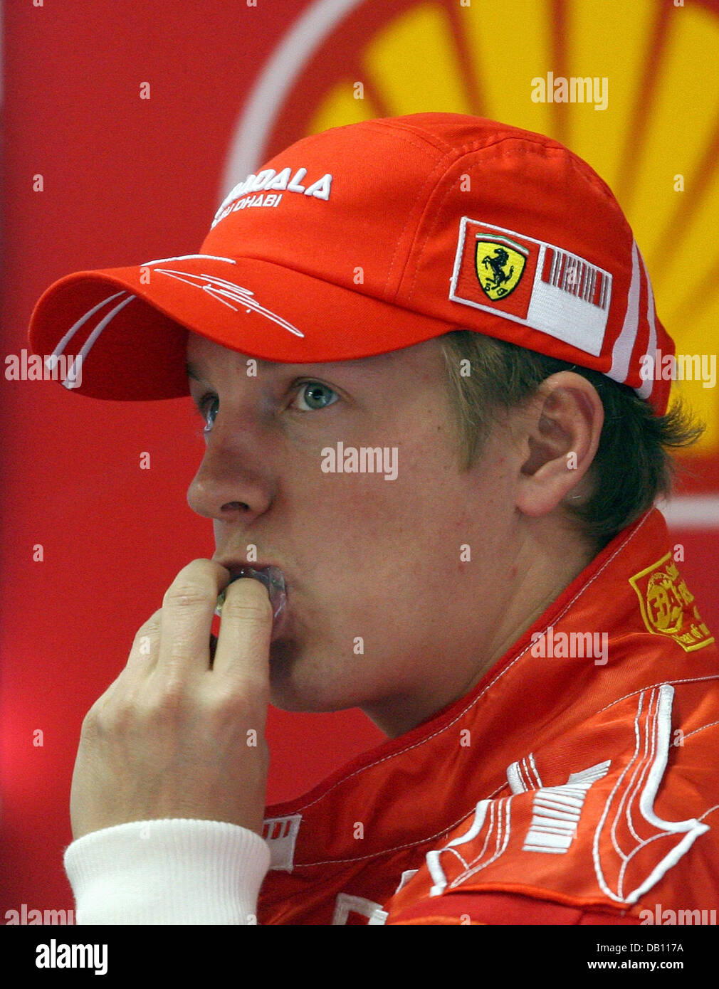 Finnish Formula One driver Kimi Raikkonen of Scuderia Ferrari pictured ...