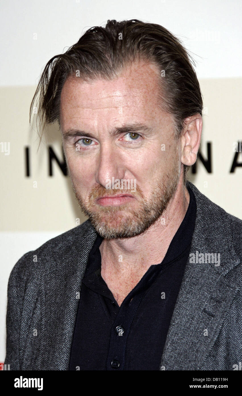 British actor Tim Roth poses for the cameras as he arrives for a press ...