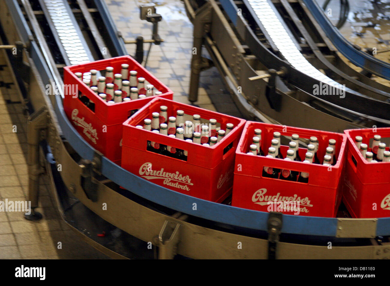 FILE - The picture shows a bottling installation in the 'Budweiser ...