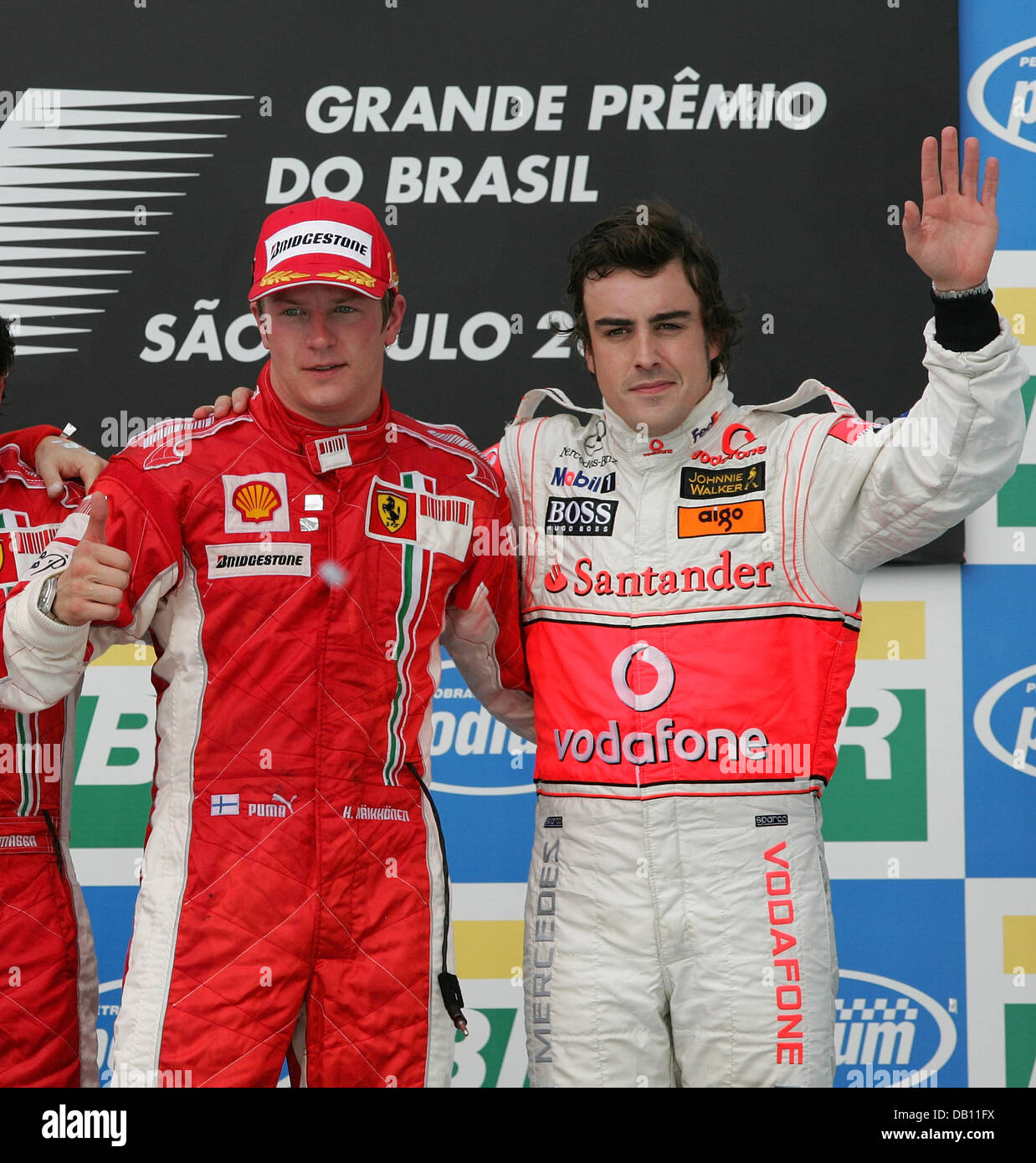 The podium race winner fernando alonso hi-res stock photography and ...