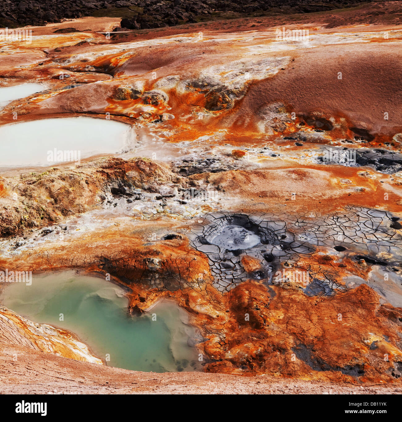 Thermal zone in Iceland Stock Photo - Alamy