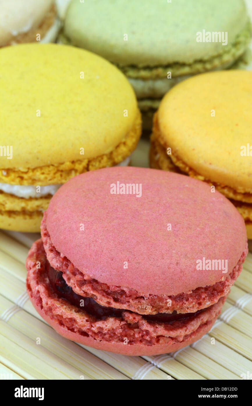 Plate assorted macaroons hi-res stock photography and images - Alamy