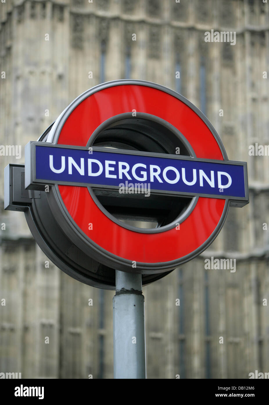 An Underground sign pictured in front of Big Ben, two of the landmarks ...
