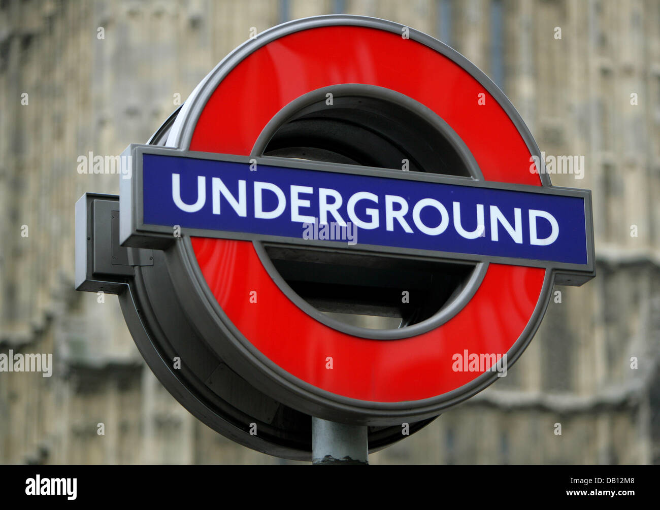 An Underground sign pictured in front of Big Ben, two of the landmarks ...