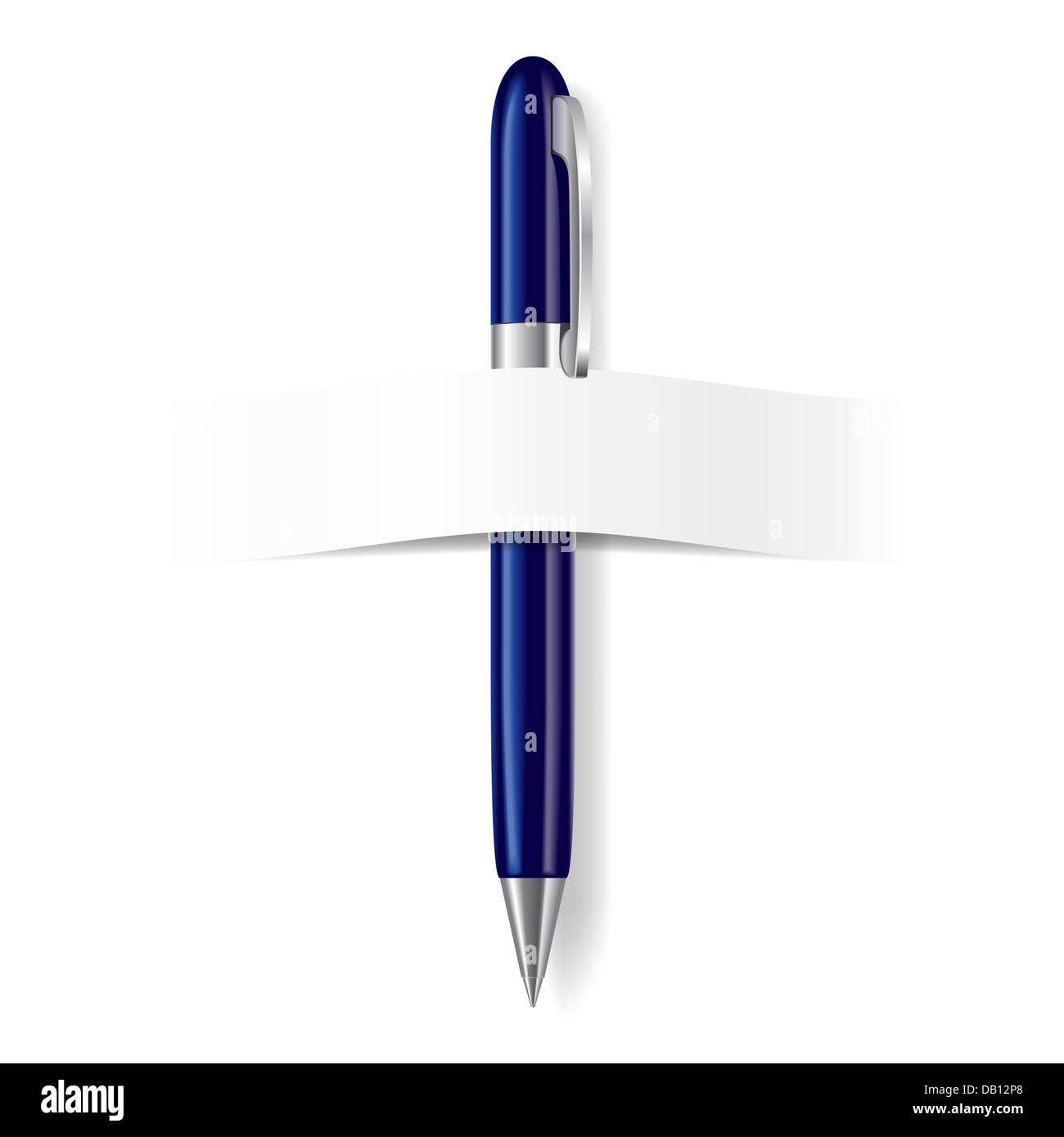 Pen isolated on the white background. Illustration for design Stock ...