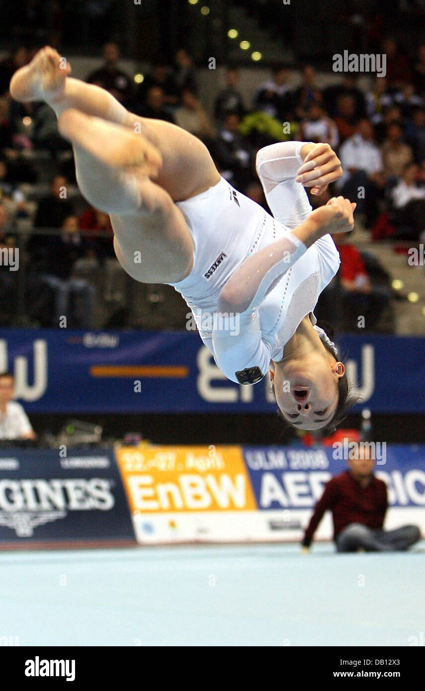 Kim Bui of Germany in action at the 25th DTB Cup in Stuttgart, Germany ...